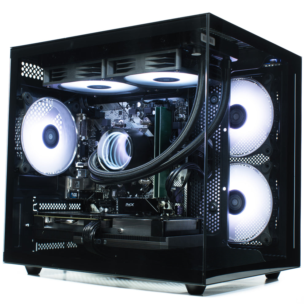 IONZ Gaming PC - Desktop Computer, AMD Ryzen 7 5700X, GeForce RTX 5060 ...