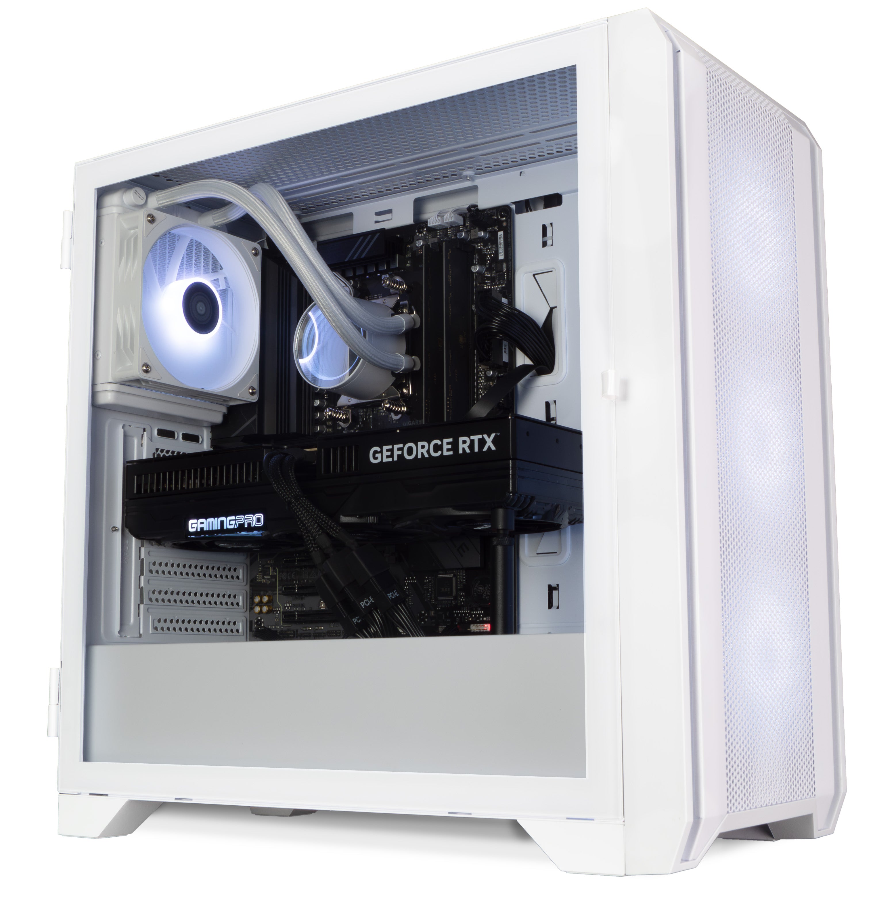 IONZ Gaming PC Desktop Computer, Ryzen 7 5700X3D, NVidia RTX 5080, 32G ...