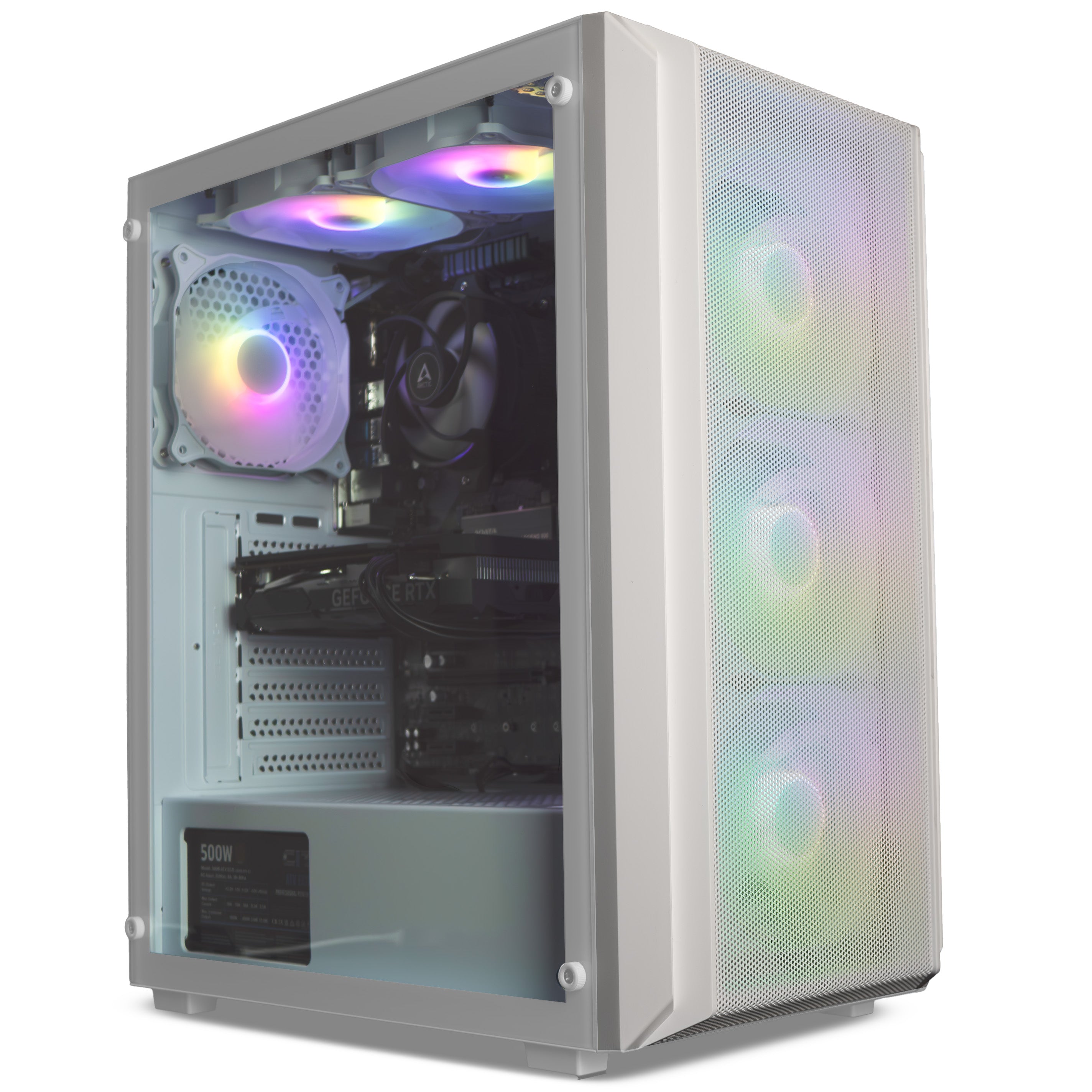 IONZ Gaming PC - Desktop Computer, AMD Ryzen 5 5500 CPU, NVIDIA RTX 50 ...