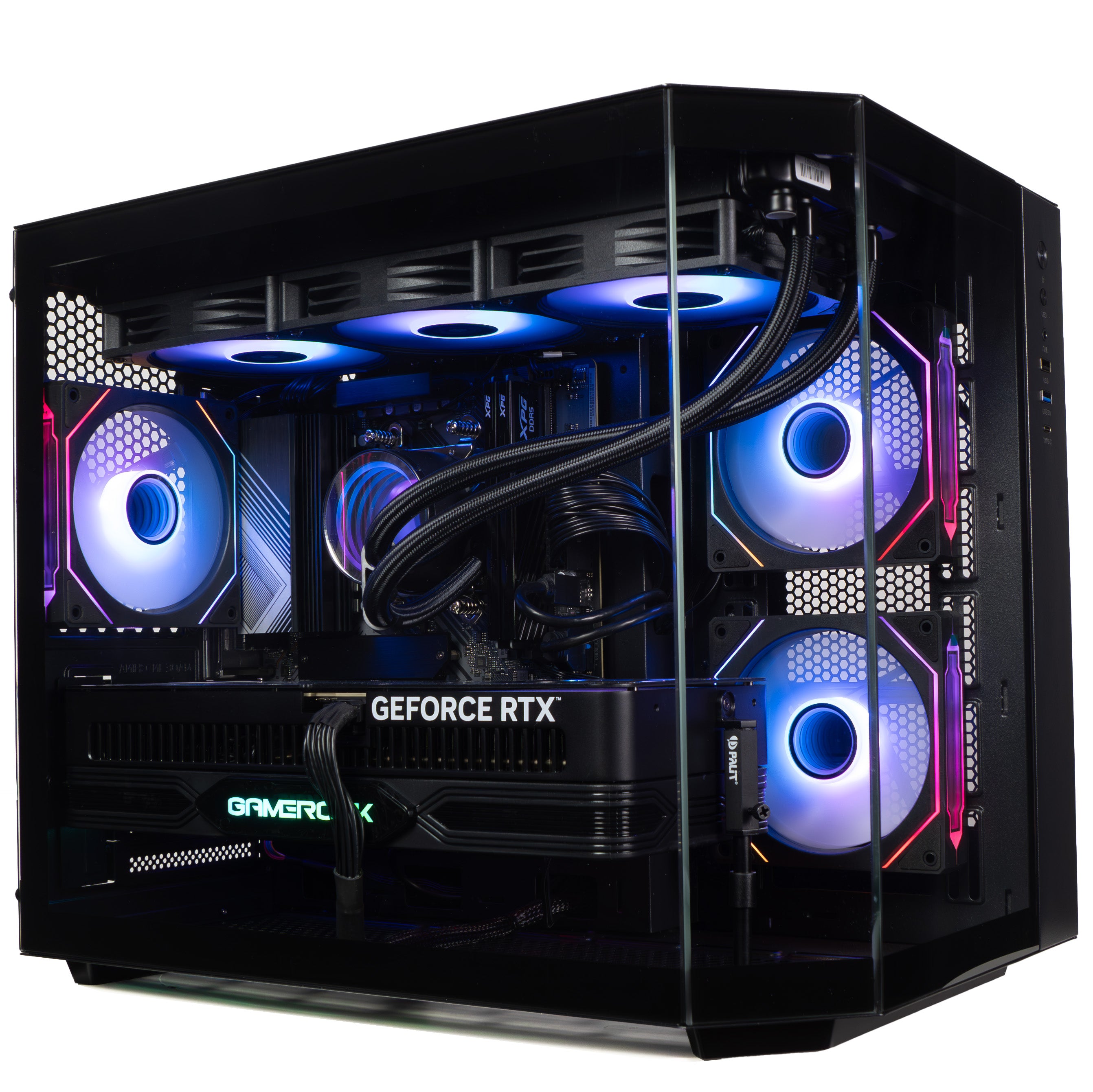IONZ Gaming Desktop PC, AMD RYZEN 7 9800X3D, NVIDIA RTX 5090, 32GB RAM ...
