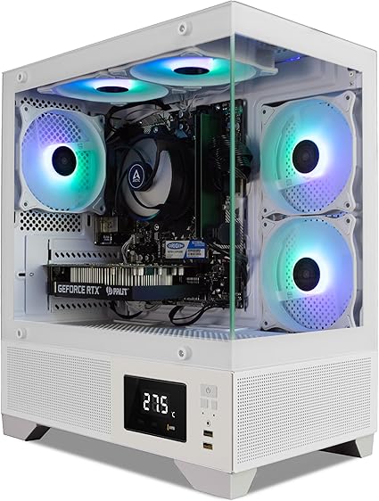 IONZ Gaming PC, AMD Ryzen 5 5500, RTX 3050 6GB Graphics Card, 16GB RAM ...