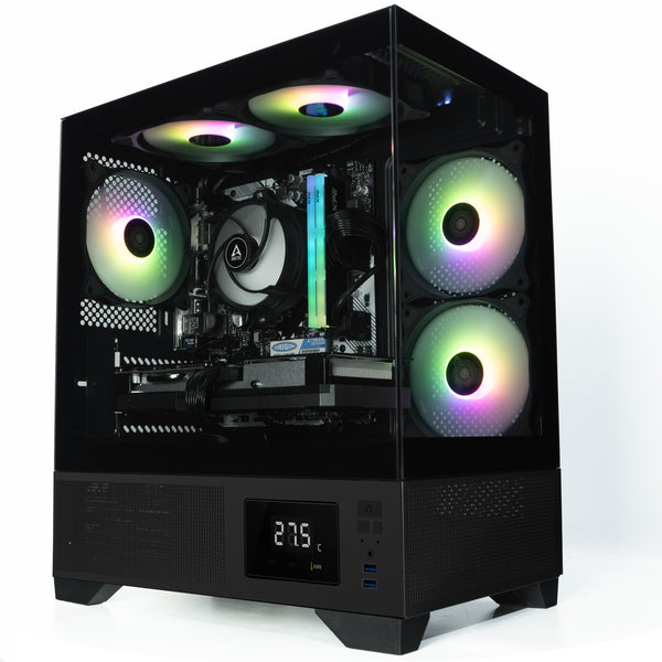 IONZ Gaming Desktop PC, AMD Ryzen 5 5500, RTX 5050 8GB Graphics Card ...